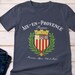 Aix-en-provence France Shirt, Coat of Arms, Men's Women's Souvenir ...