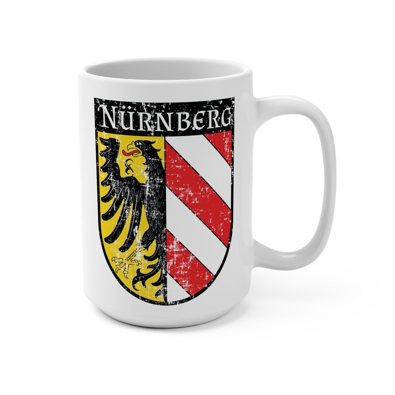 Nuremberg Germany Mug, Deutschland Eagle Coat of Arms, German Souvenir ...