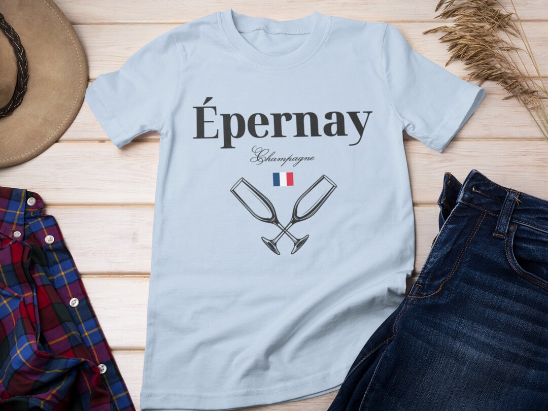 Champagne Épernay France Shirt, Olympics Tee, Elegant Design, Souvenir ...