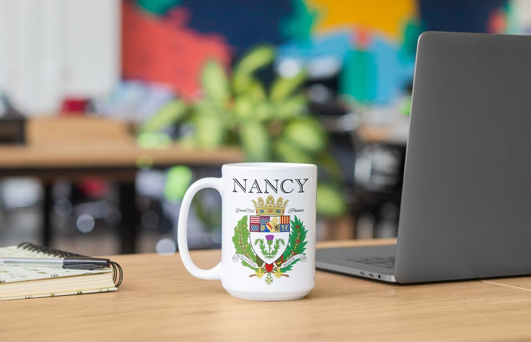Nancy France Mug, Paris Coat of Arms, Epernay Souvenir, Elegant Gift ...