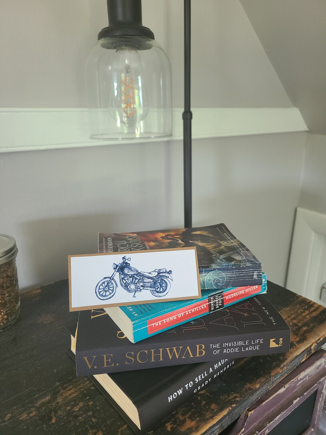 Vintage Motorcycle Bookmark! - Etsy