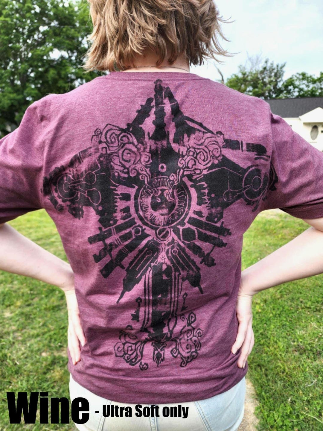 Vi Tattoos Tee | Block Printed Gamer Merch, Gamer Gifts, Caitvi, Arcane ...