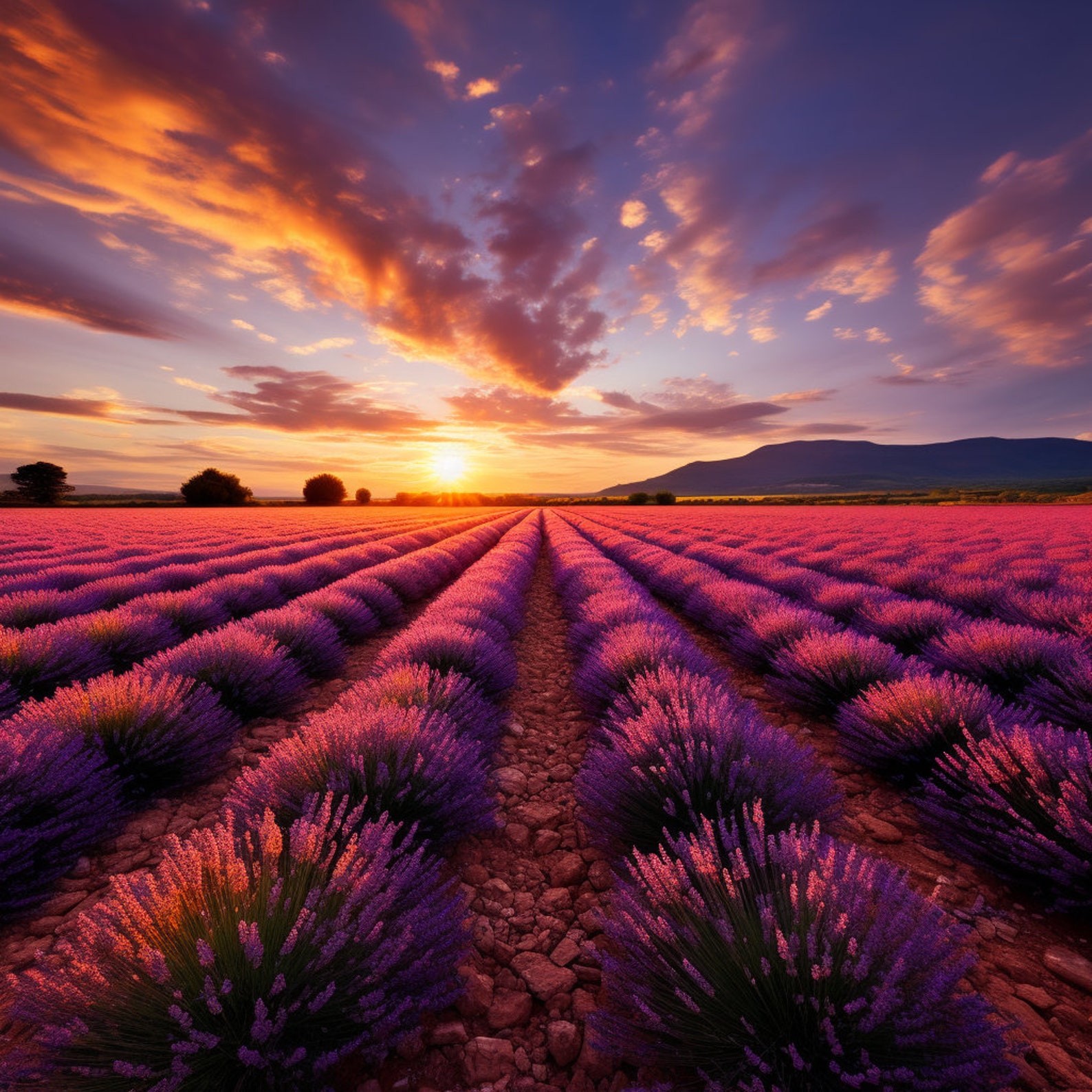 Lavender Fields Jigsaw Puzzle - Breathtaking Beauty of Provence, France ...