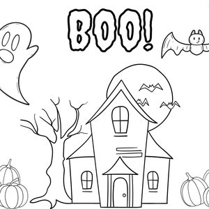 Halloween Coloring Pages, Kids Halloween Coloring Sheets, Halloween ...