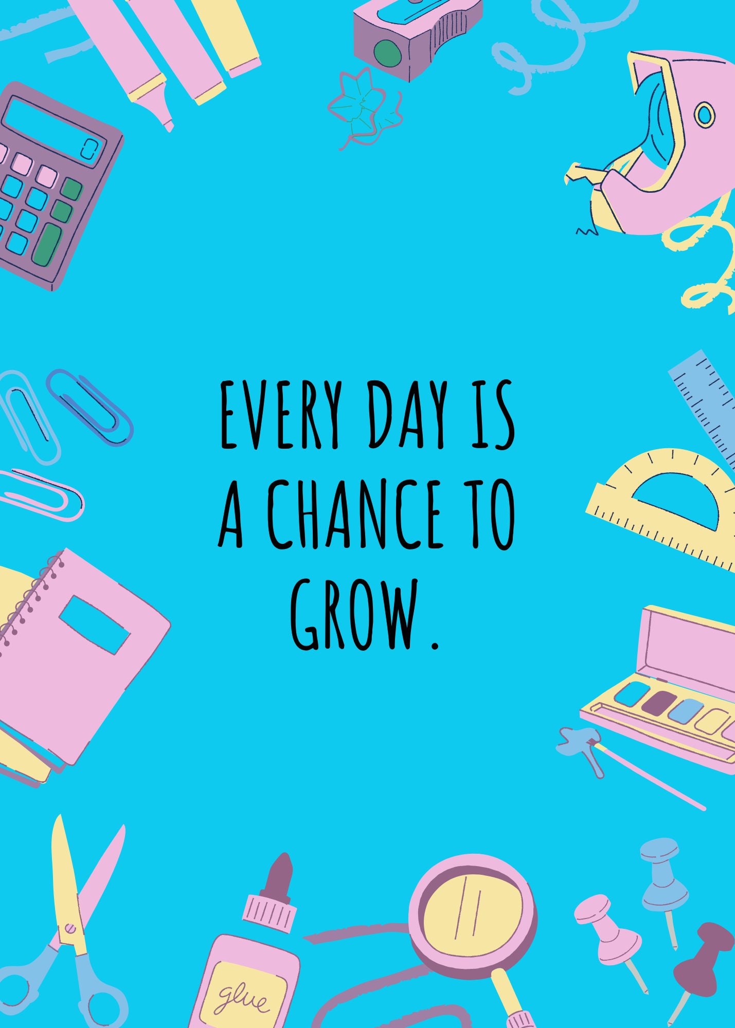 Back-to-school Daily Affirmation Cards! Printable Motivational Card ...