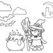 Halloween Coloring Pages, Kids Halloween Coloring Sheets, Halloween ...