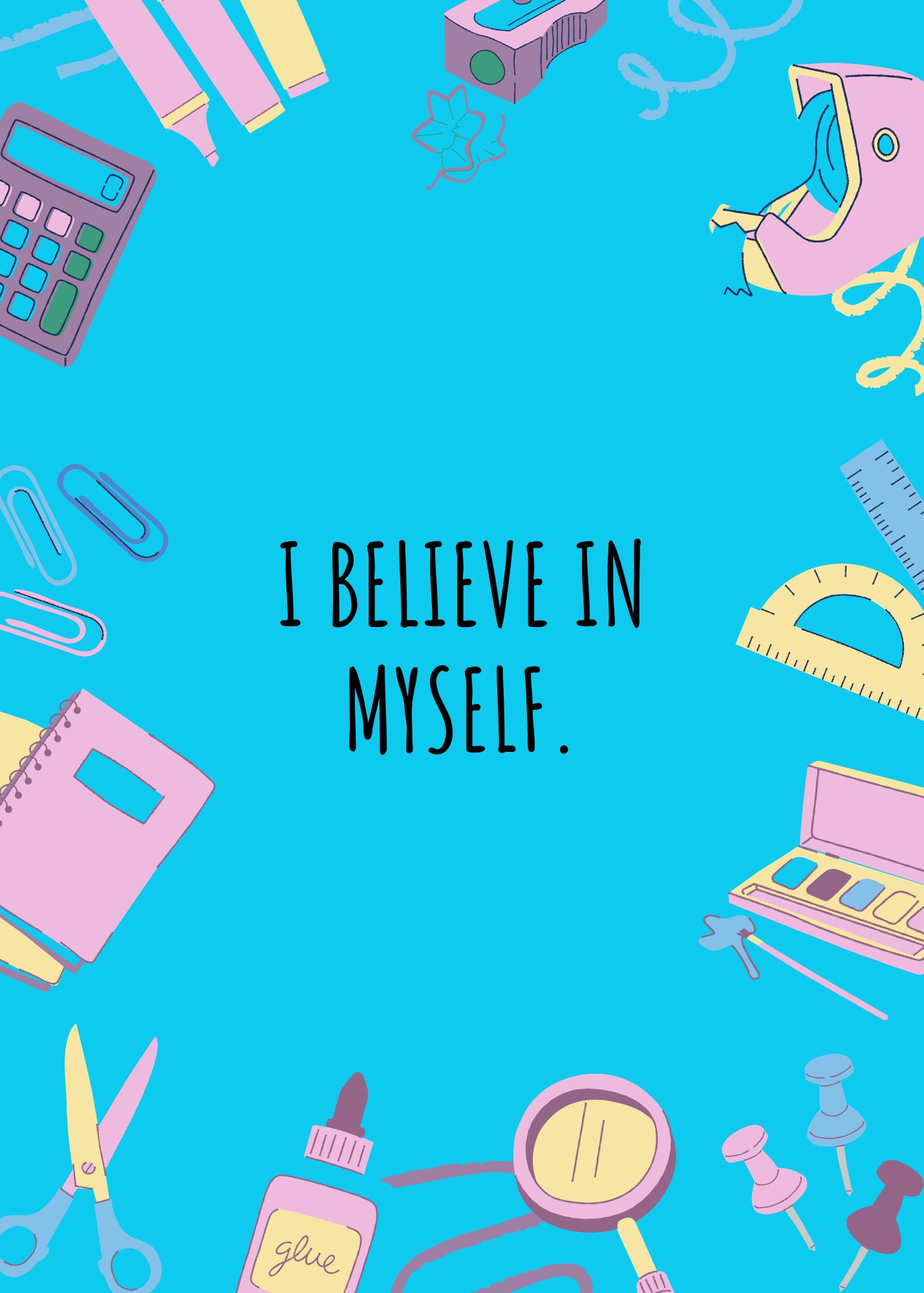 Back-to-school Daily Affirmation Cards! Printable Motivational Card ...