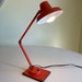 Vintage Tensor Articulating Desk Lamp in Atomic Orange - Etsy