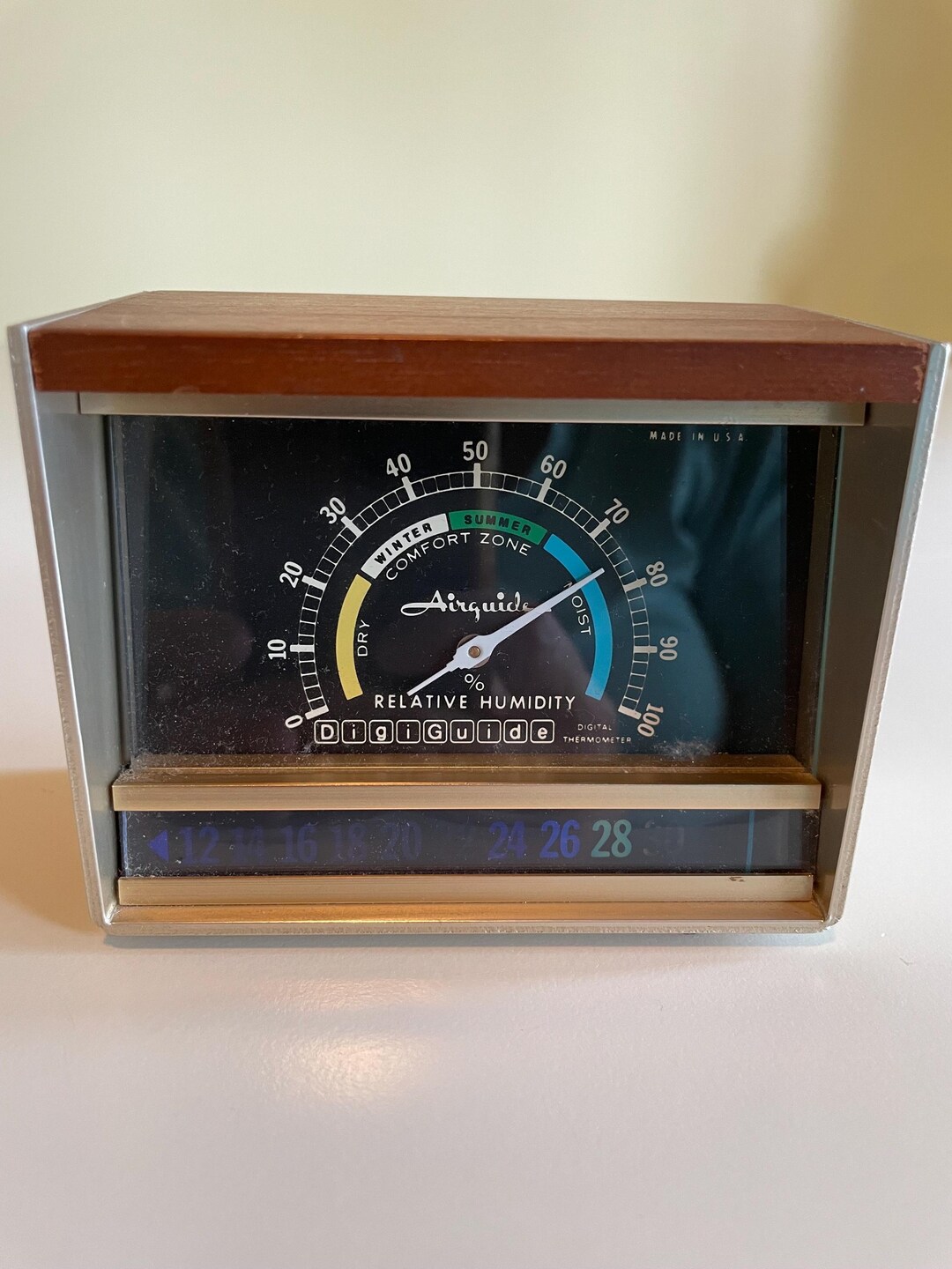 Vintage Airguide Humidity Instrument, Digital Thermometer, Made in USA ...