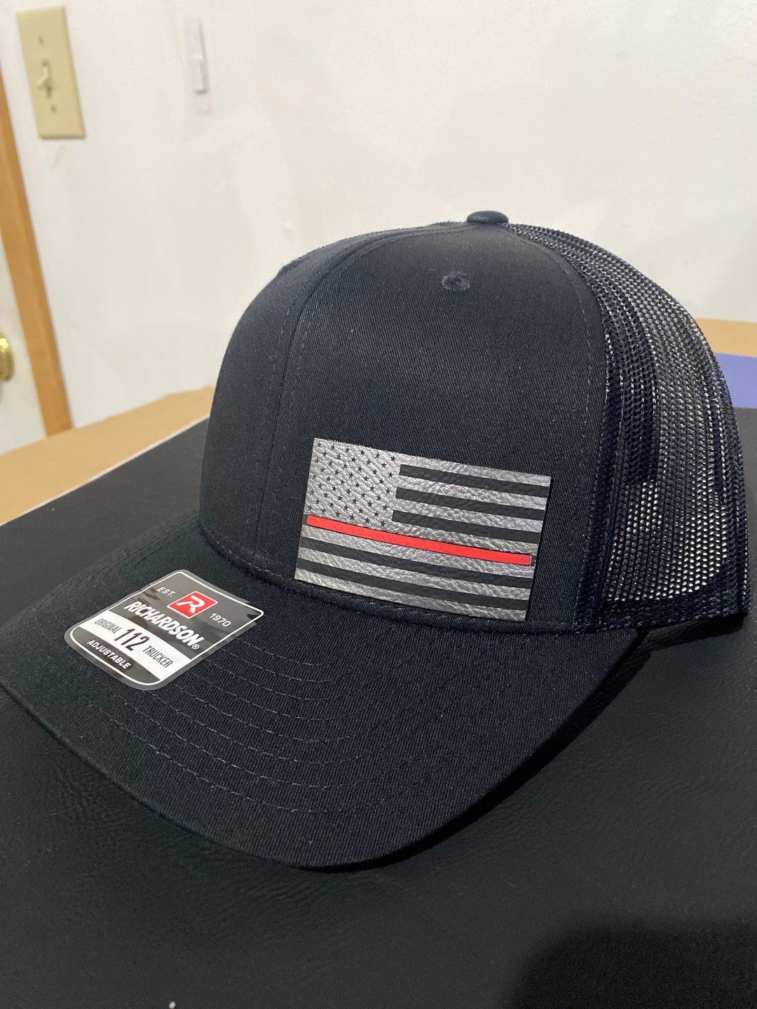 Fire Department Thin Red Line Hat - Etsy