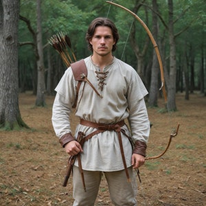 Viking Archer Tunic Norse Warrior Costume Medieval Archery Outfit - Etsy