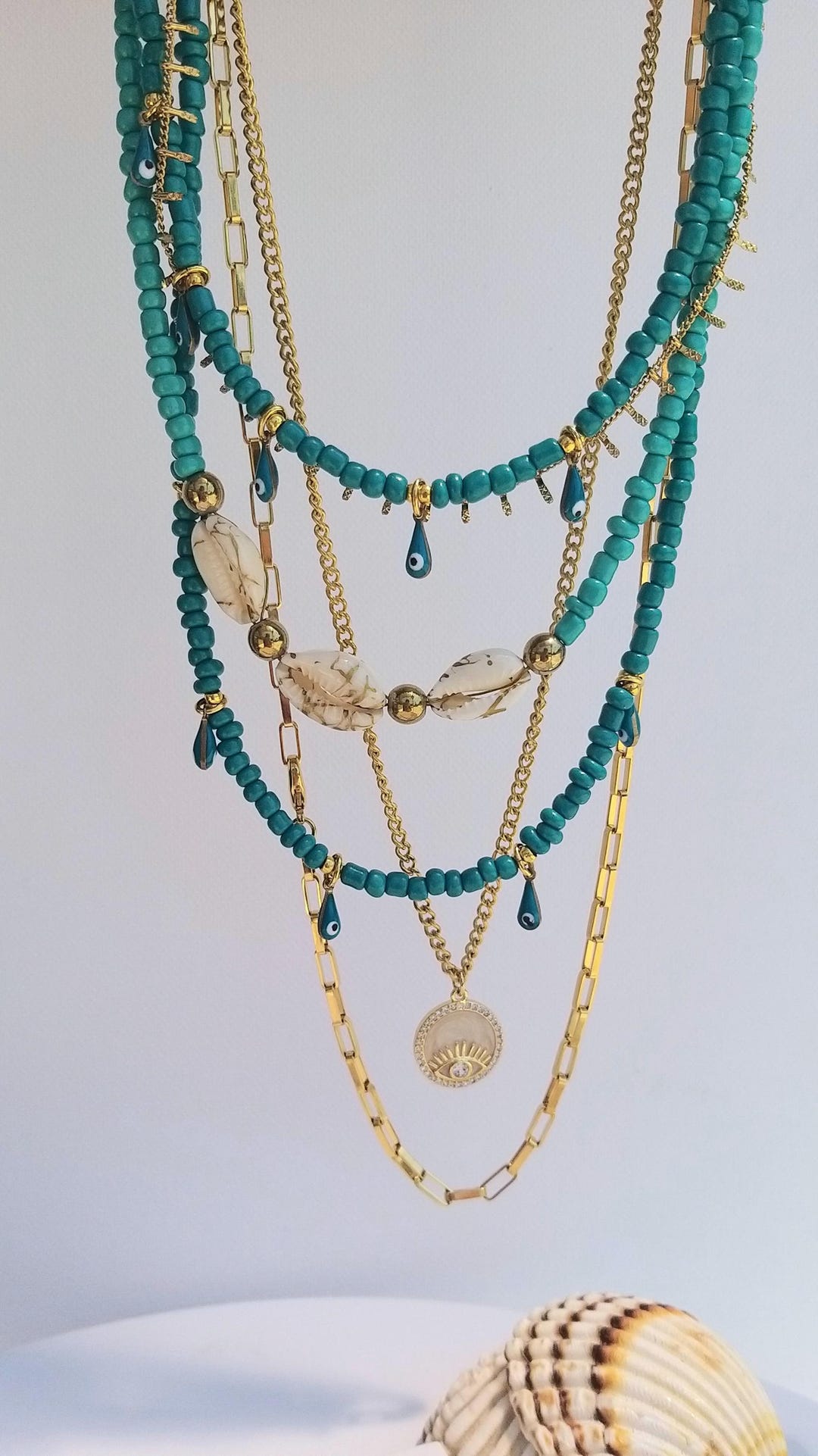 Boho and Modern Necklace Collection - Handmade in Greece - Etsy