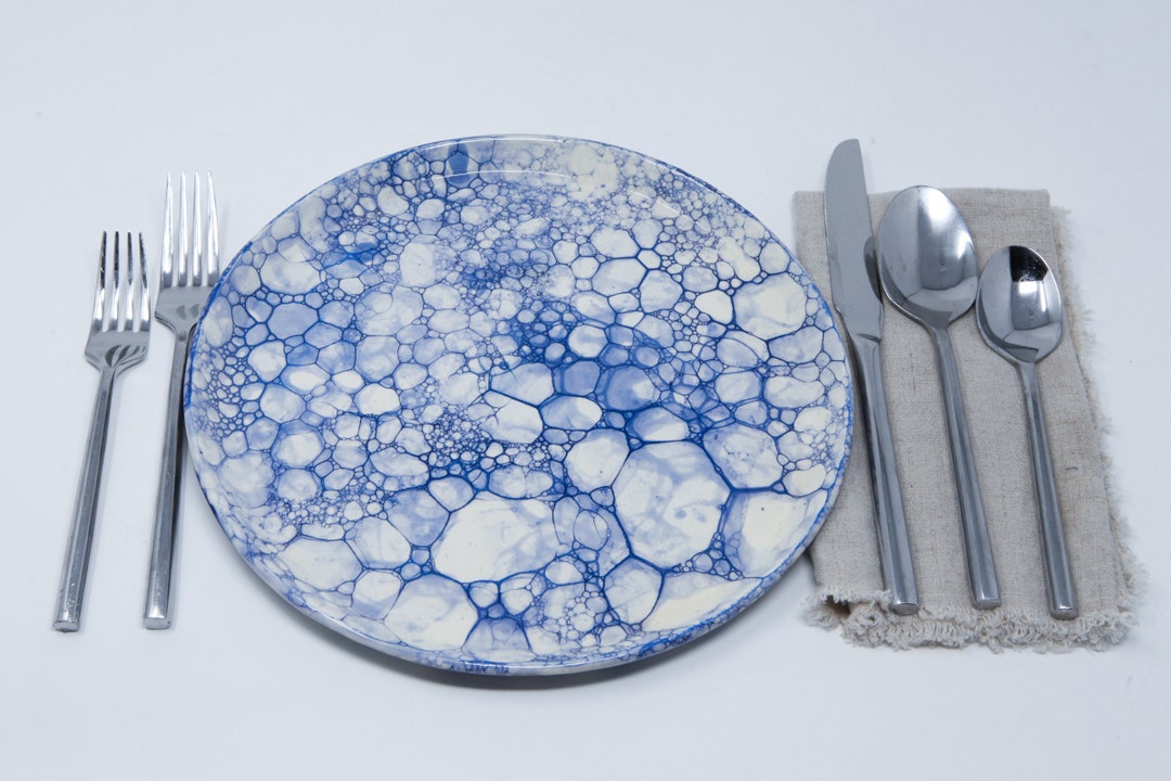 1- Set of 4, Hand-crafted, 10 Inch, Ceramic Dinner Plates - Etsy