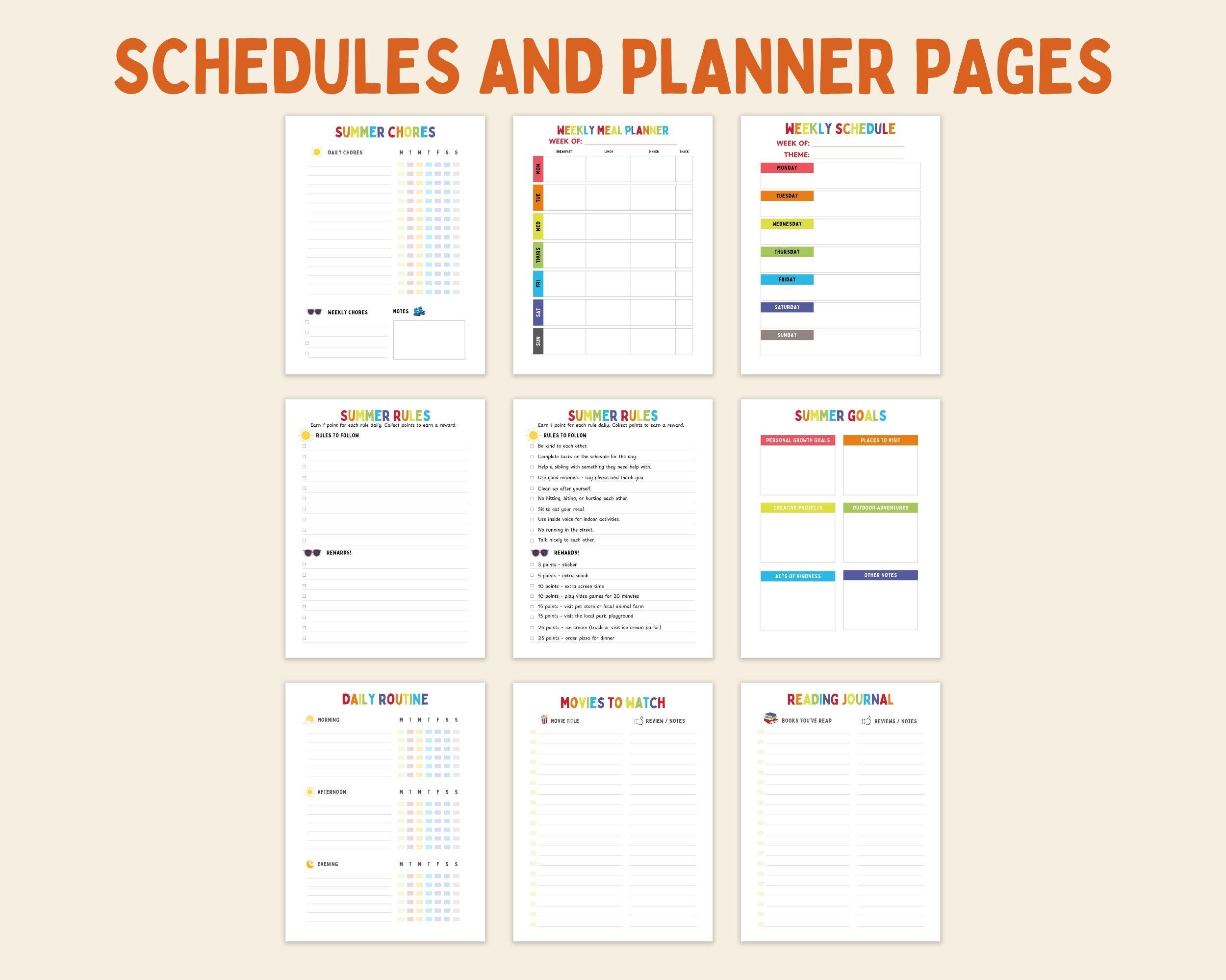 Summer Camp at Home Summer Activity Summer Camp Planner Camp Curriculum ...