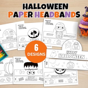 Halloween Hat, Halloween Coloring, Halloween Favors, Headband Template ...