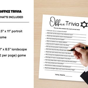 Team Building Games, Office Trivia, Office Party Games, Ice Breaker ...