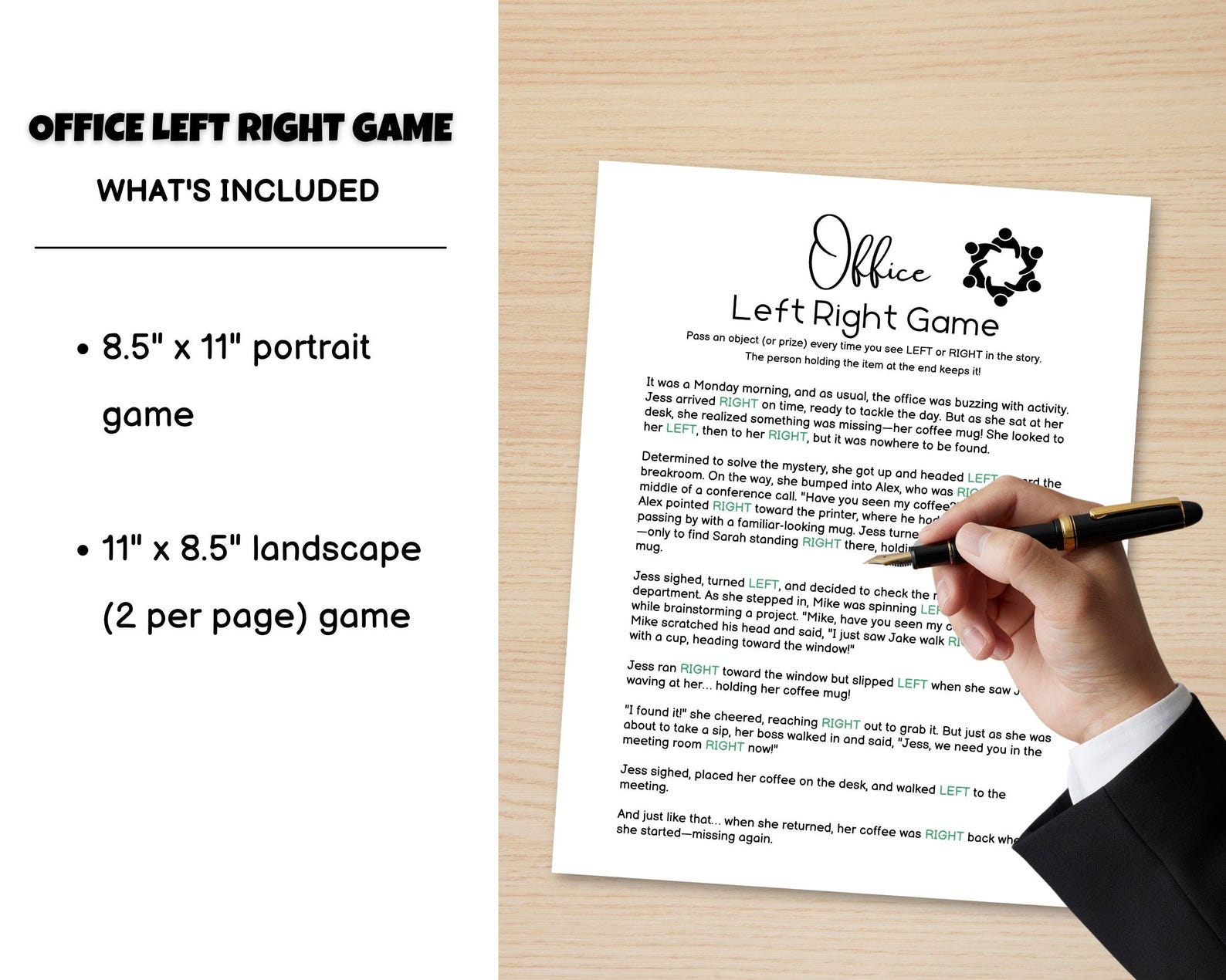 Team Building Games, Left Right Game, Office Party Games, Ice Breaker ...