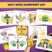 Palm Sunday Handprint Art Craft, Printable Palm Sunday Craft, Easter ...