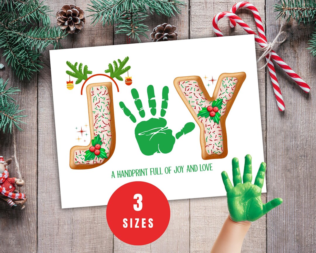 Christmas Handprint, Winter Handprint Art, Christmas Handprint Craft ...