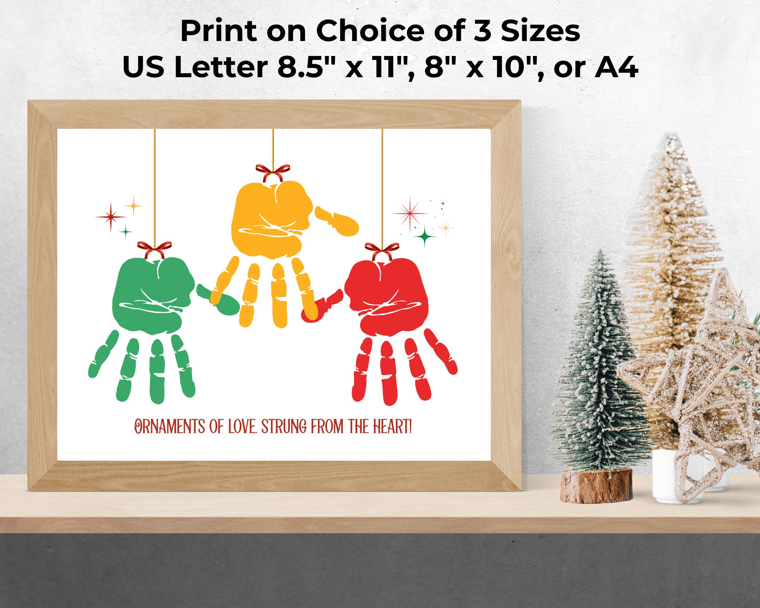Christmas Handprint, Winter Handprint Art, Christmas Handprint Craft ...