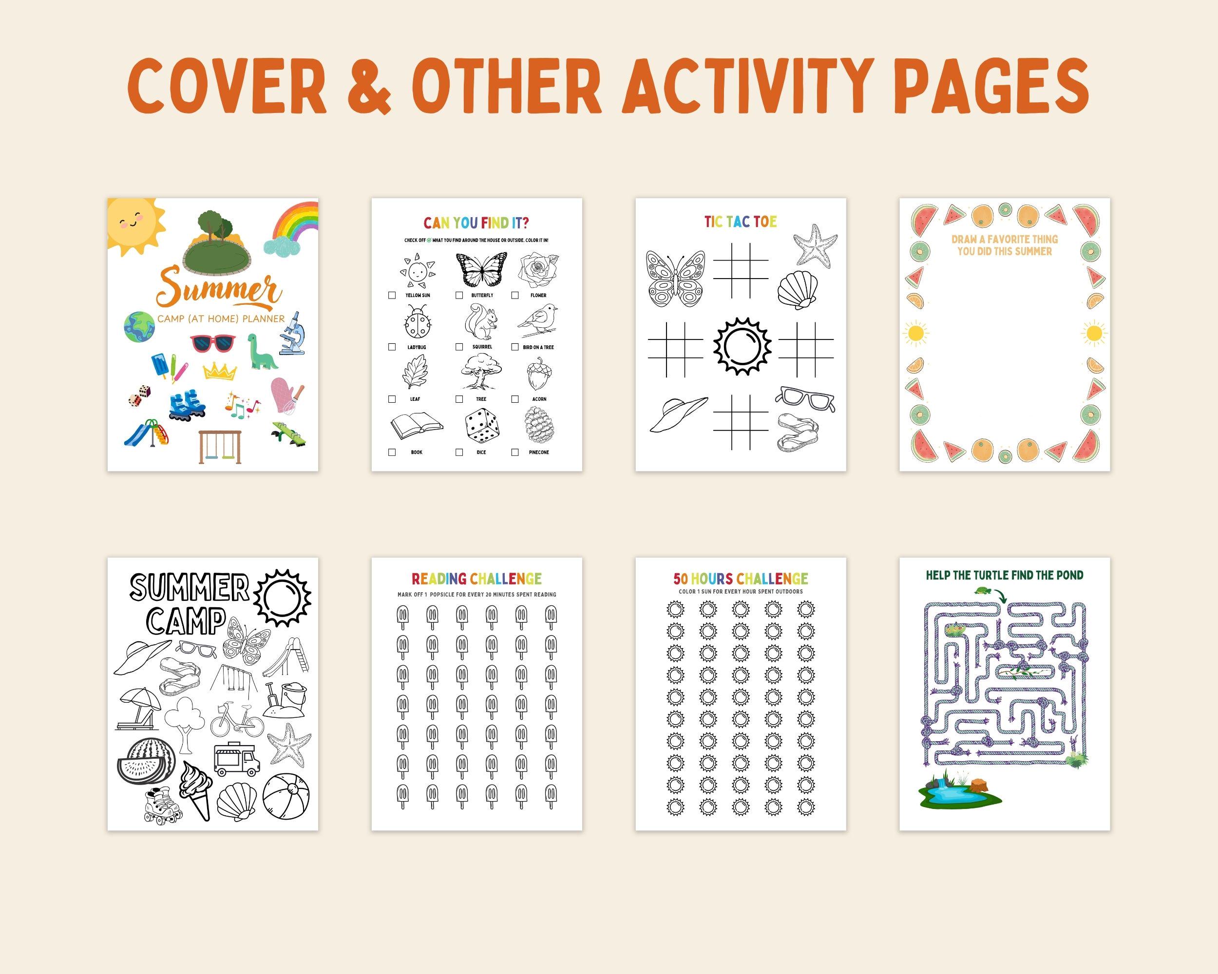 Summer Camp at Home Summer Activity Summer Camp Planner Camp Curriculum ...