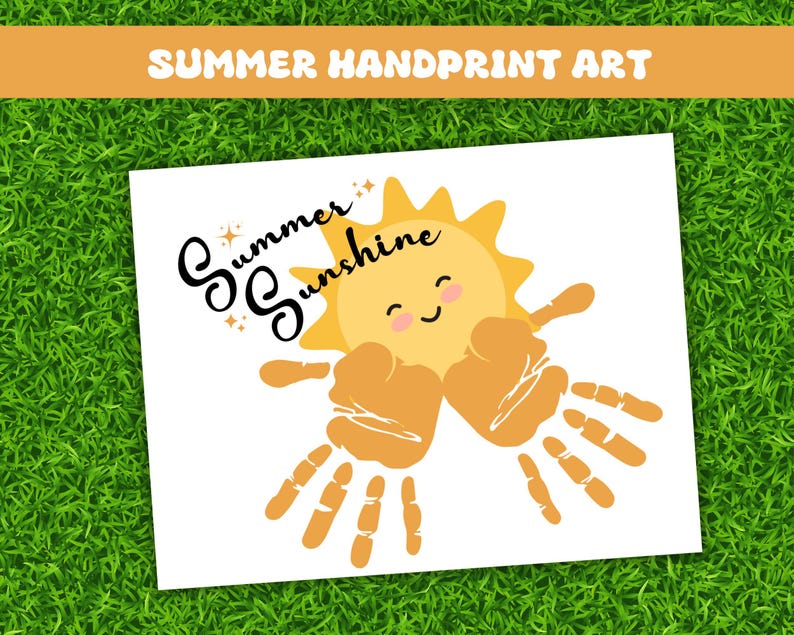 Handprint Art, Baby Footprint Art, Thumbprint Craft, Handprint Keepsake ...