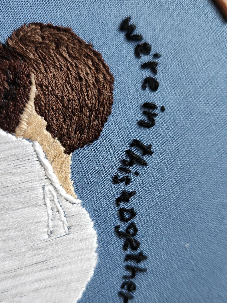 In This Together Couple Hand Embroidery Design Pdf Pattern With Video ...