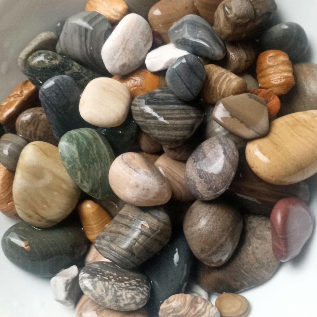 Striped Rocks From Lake Michigan, Great Lakes Rocks, Colorful and ...
