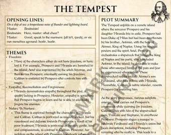 Macbeth - Summary Learning Poster - Shakespeare - Plot Summary, Quotes ...