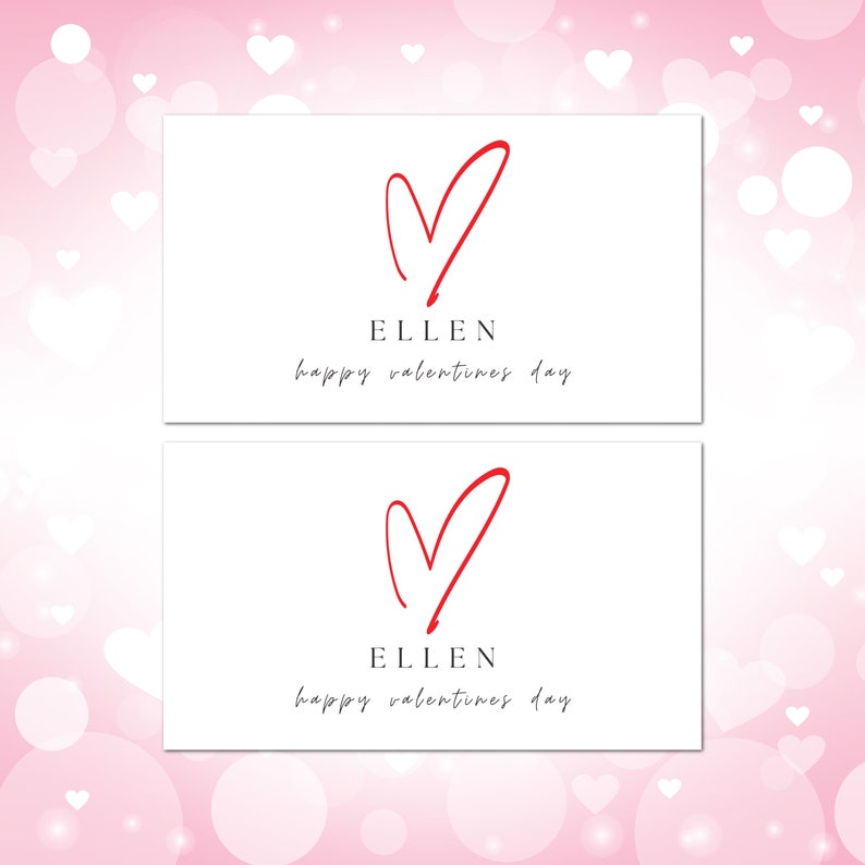 Valentines Day Gift Tag Templates, Printable Valentines Day Gift Tags ...