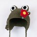 FROGGO Hat, Bendable Arms, Fluffy Animal Hat, Frog - Etsy