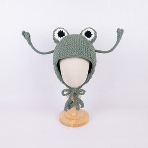 FROGGO Hat, Bendable Arms, Fluffy Animal Hat, Frog - Etsy