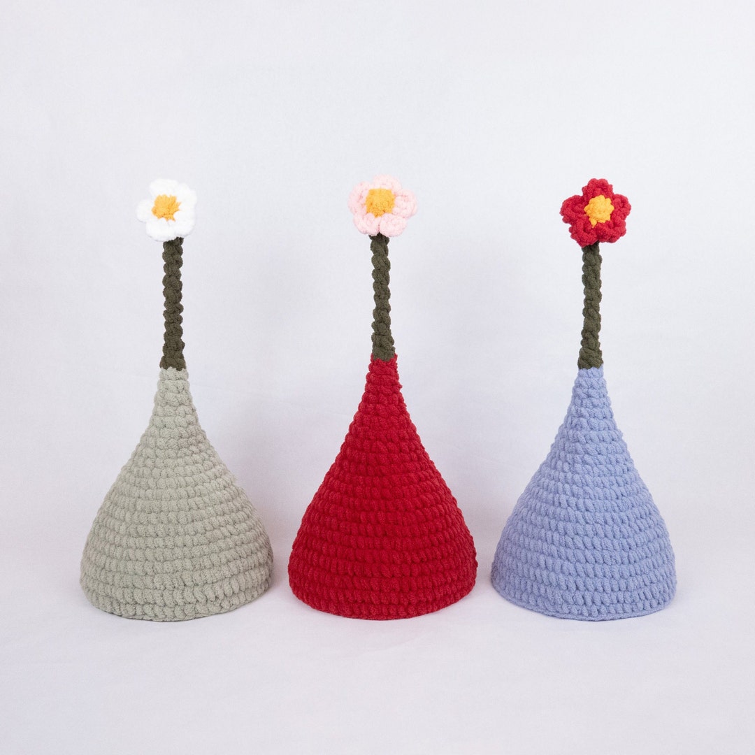 Flower Stem Hat, Pikmin Hat, Fluffy Crochet Hat, Spring Hat - Etsy