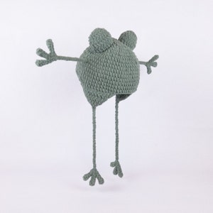 FROGGO Hat, Bendable Arms, Fluffy Animal Hat, Frog - Etsy
