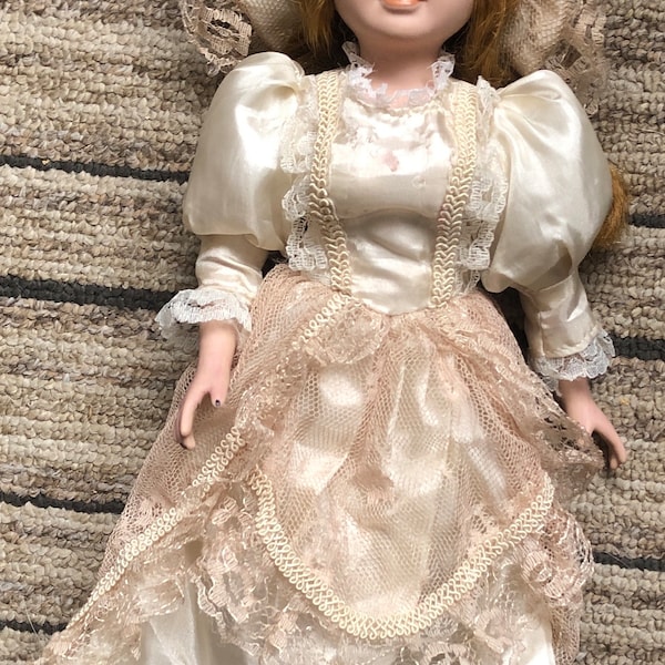 Large Porcelain Doll - Etsy