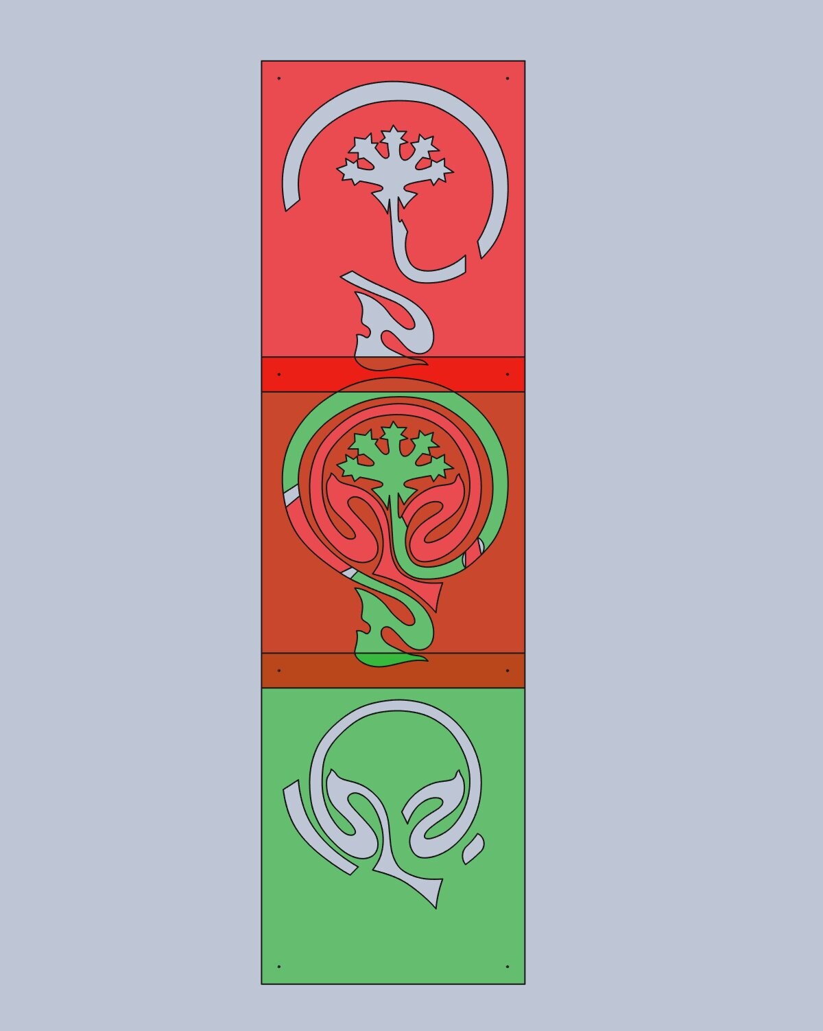 Art Nouveau Wall Stencil 32 Stripe Digital Stencil Templates SVG DXF ...