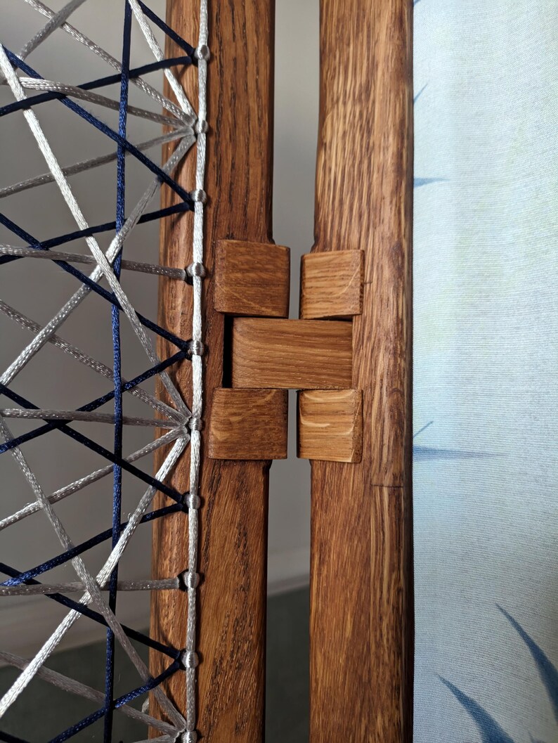 A&D Chinese Style Room Divider for Studio Apartment, Weaved Wooden ...