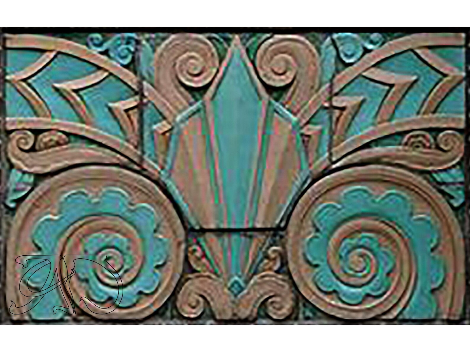 Floral Art Deco Machine Embroidery Pattern #175, Machine Embroidery ...