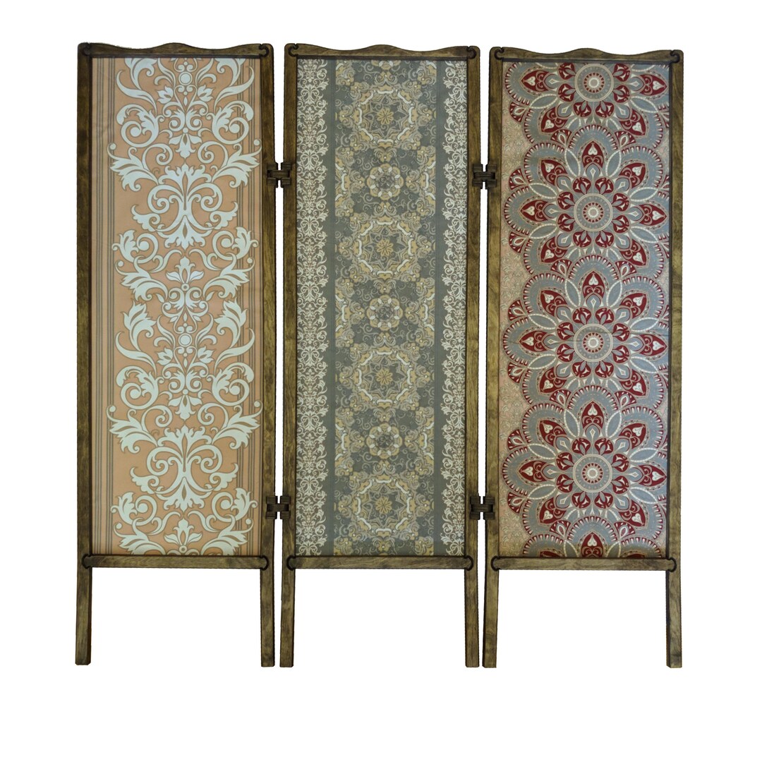 Wood Folding Screen Room Divider Ideas for Room Divider Partition, Room ...