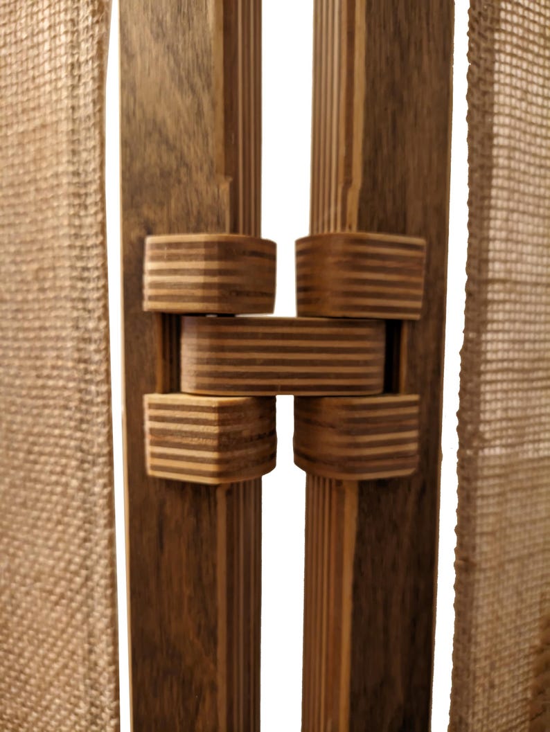 Boho Style Wooden Folding Screen, Room Divider for Studio Apartment ...