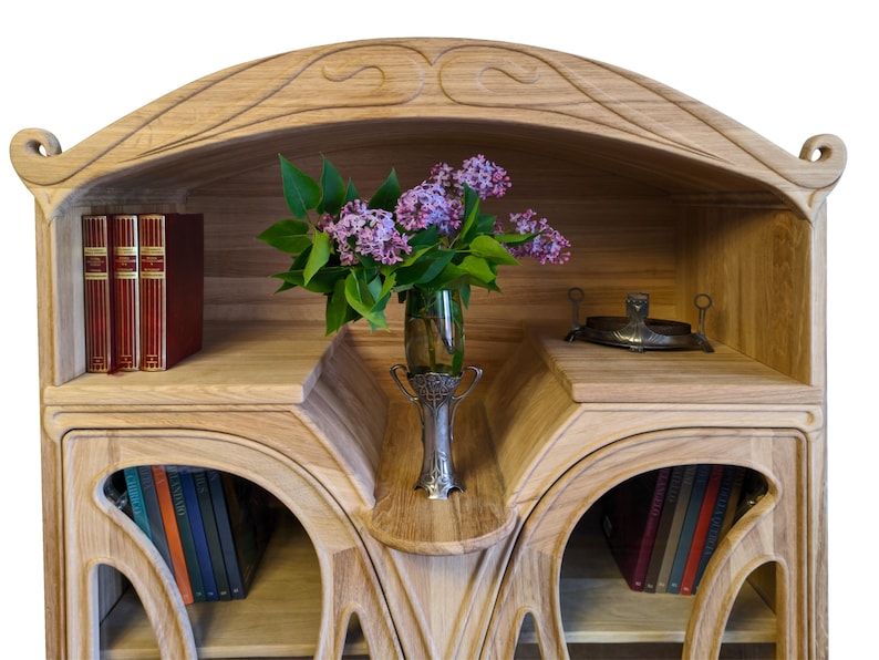 A&D Art Nouveau Bookcase, Art Nouveau Furniture - Etsy