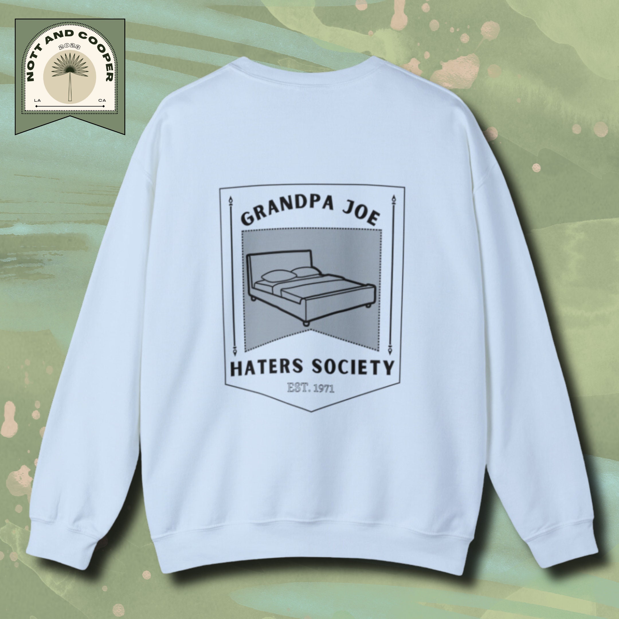 GRANDPA JOE Hater's Society // Cozy Unisex Oversized Crewneck ...