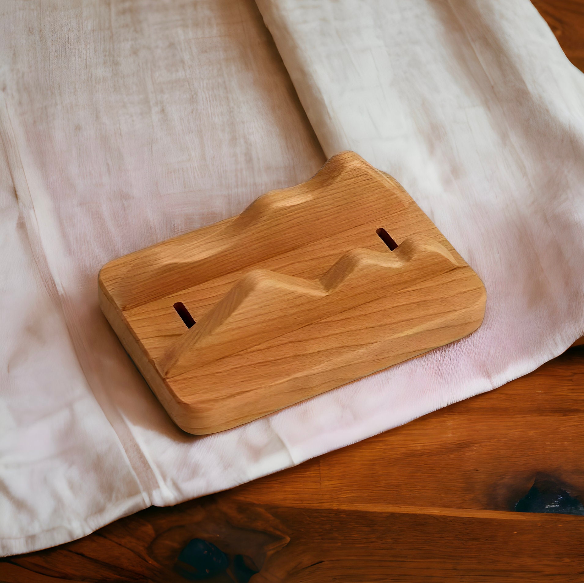 Adjustable Wooden Laptop Stand Vertical Laptop Stand Cloud - Etsy