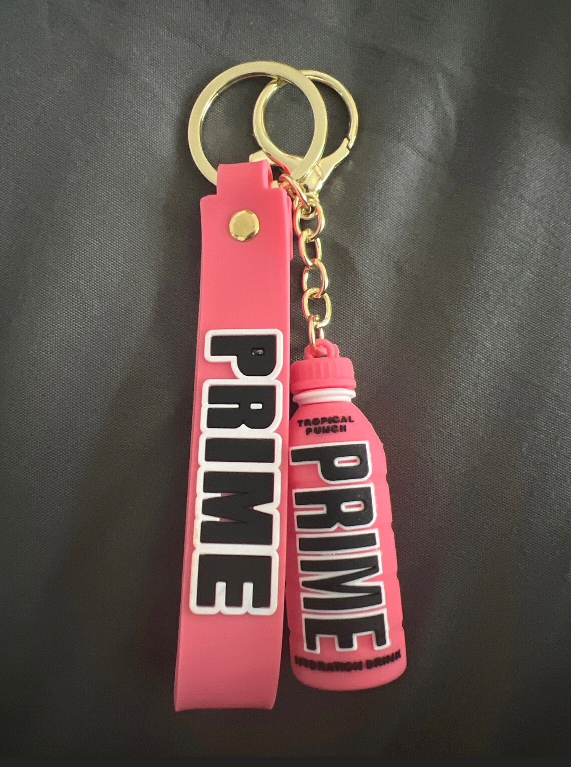 Prime Bottle Shape Keychains Can Gift Keyring Birthday, Christmas Gifts ...