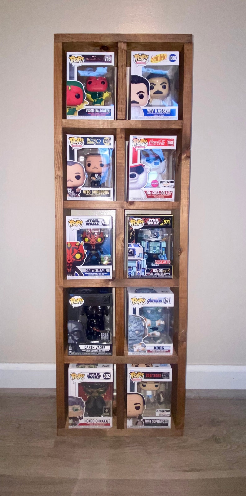 Funko! Pop Display Case - Hand Crafted - Etsy
