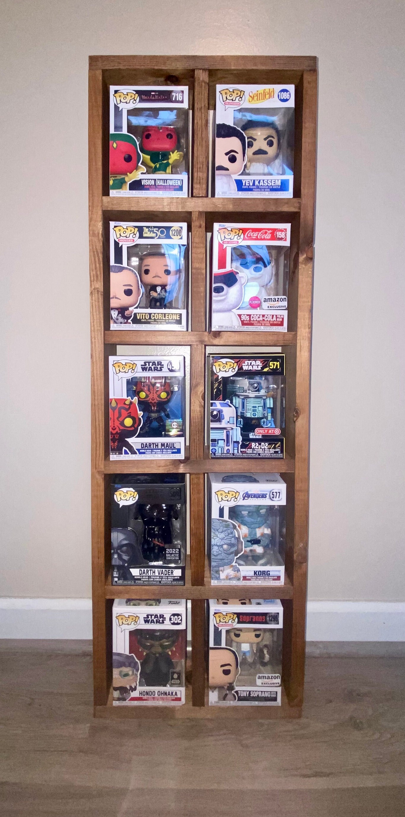 Funko! Pop Display Case - Hand Crafted - Etsy