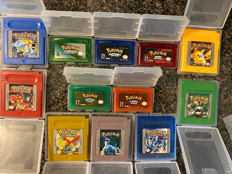 Pokémon Gameboy Games - Etsy