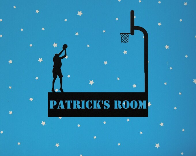 Personalized Basketball Locker Room Sign - Add Any Basketball Players ...