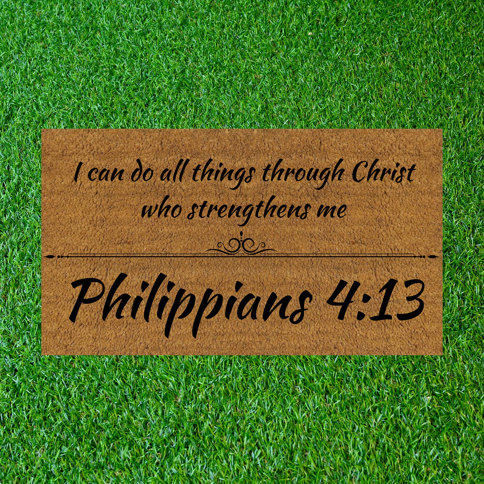 Personalized Doormat With Custom Bible Verse, Custom Bible Verse ...