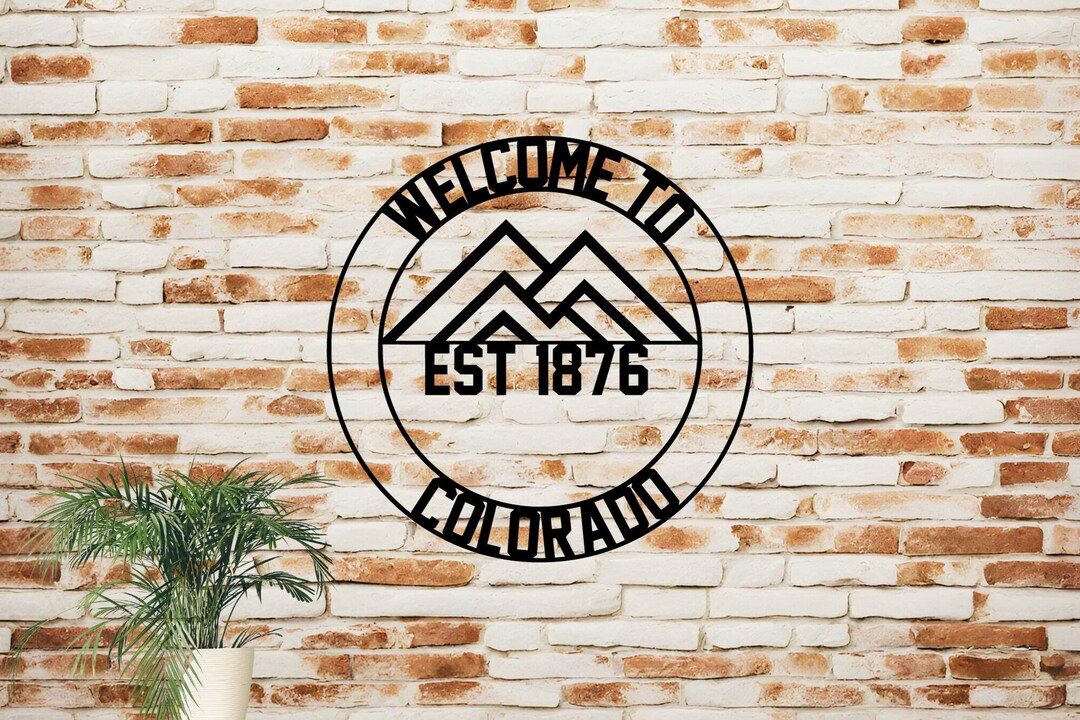 Personalized Colorado Metal Sign, Metal Sign, Man Cave Sign, Colorado ...